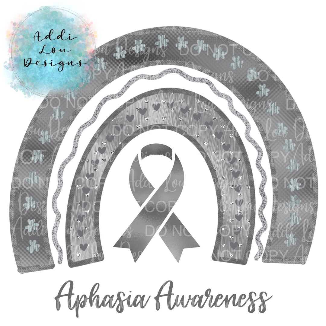 Aphasia Disease Awareness Rainbow,sublimation,glitter,shirt,fighter ...