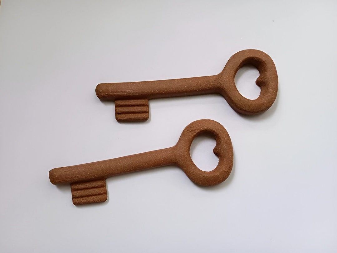 Ceramic Handmade Keys/ Ready to Paint. Very Detailed - Etsy