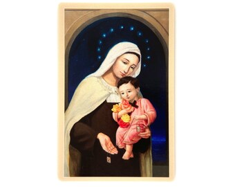 Our Lady of Mount Carmel Prayer Card - Etsy
