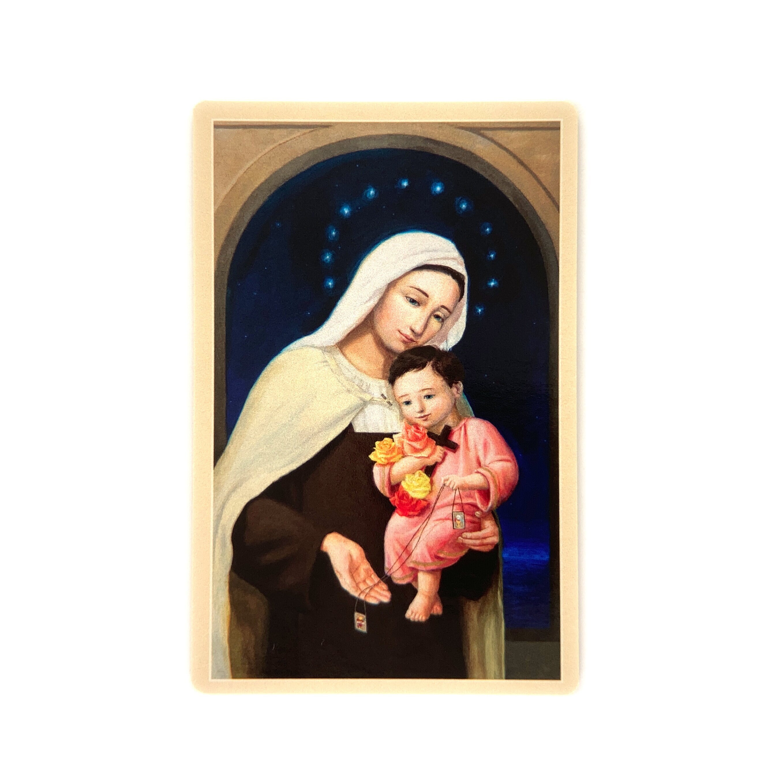 Our Lady of Mount Carmel Prayer Card Sale Benefits Carmelite - Etsy