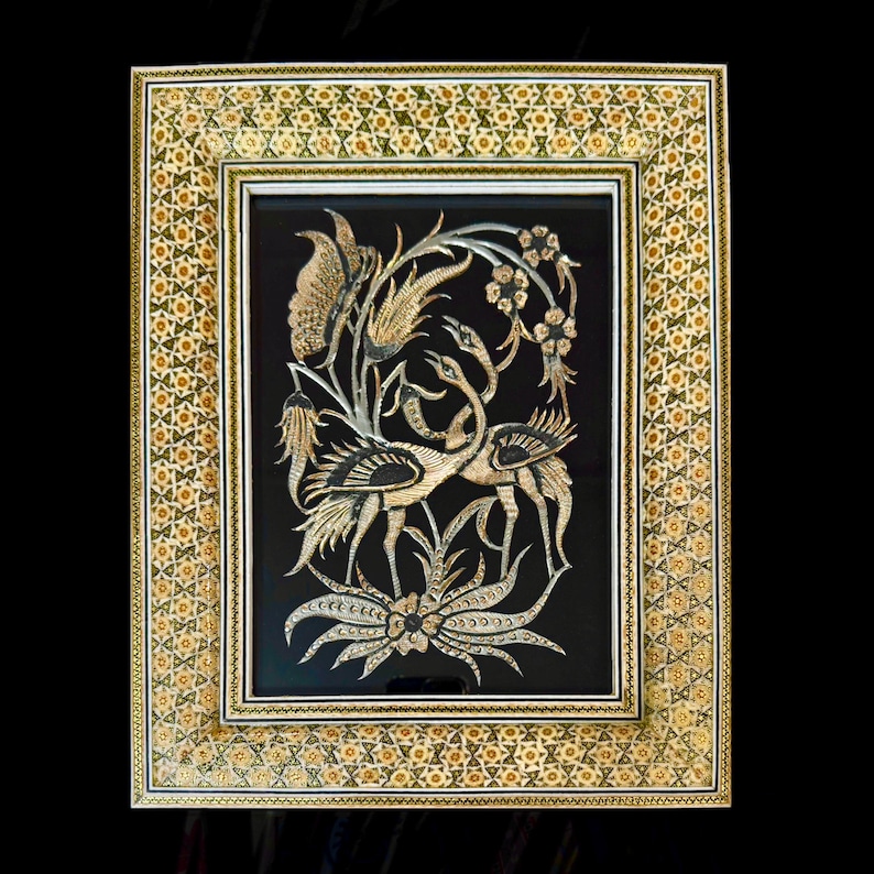 Handmade Inlaid Khatam Kari Wall Hanging Wall Art Frames - Etsy