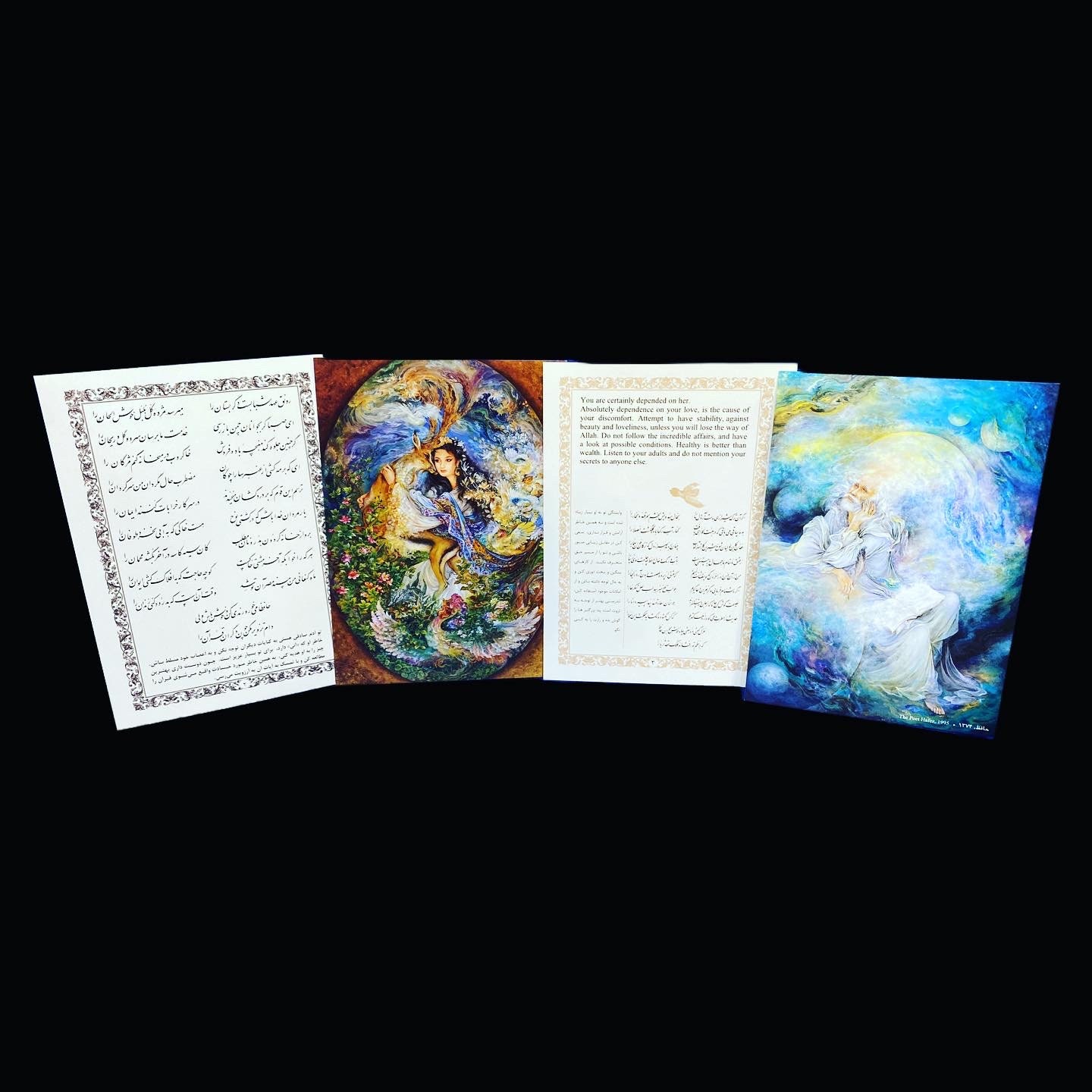 Poem Books Hafez, Hafiz in Farsi, English & French - Etsy