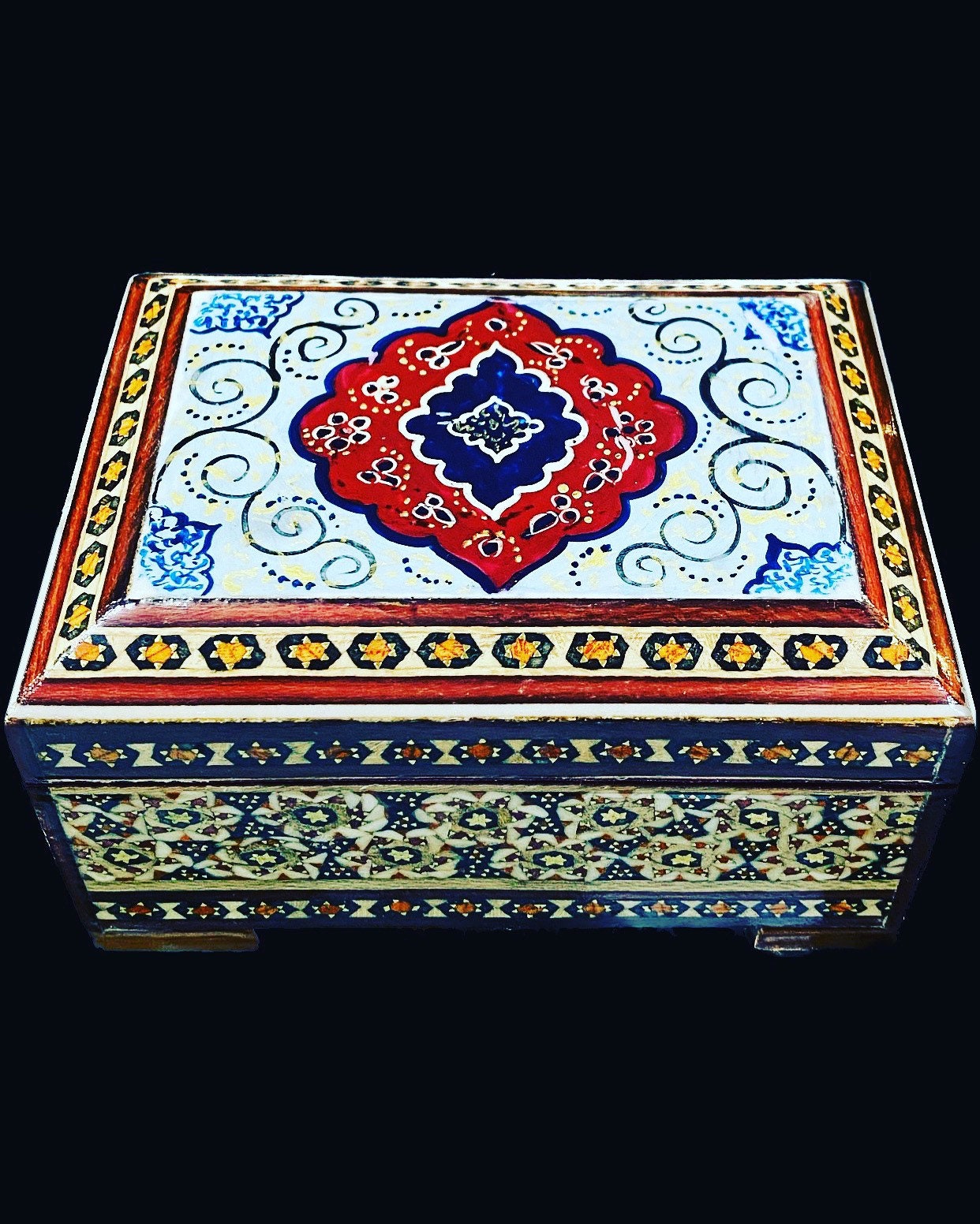 Handmade Inlaid Khatam Kari Boxes - Etsy