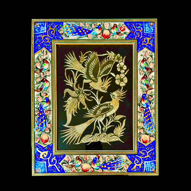 Handmade Inlaid Khatam Kari Wall Hanging Wall Art Frames - Etsy