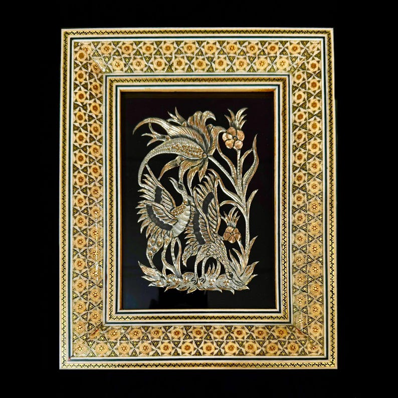 Handmade Inlaid Khatam Kari Wall Hanging Wall Art Frames - Etsy