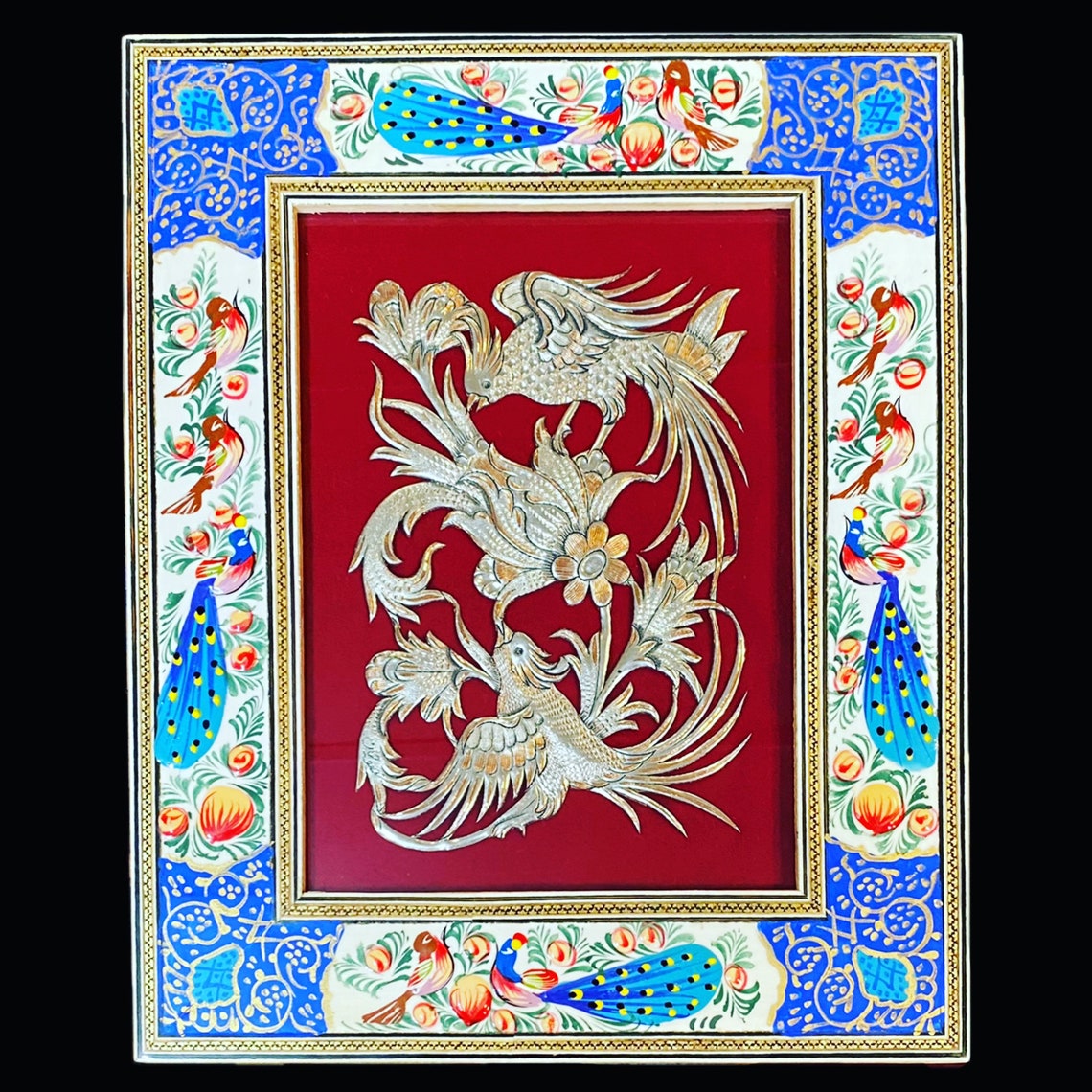 Handmade Inlaid Khatam Kari Wall Hanging Wall Art Frames - Etsy