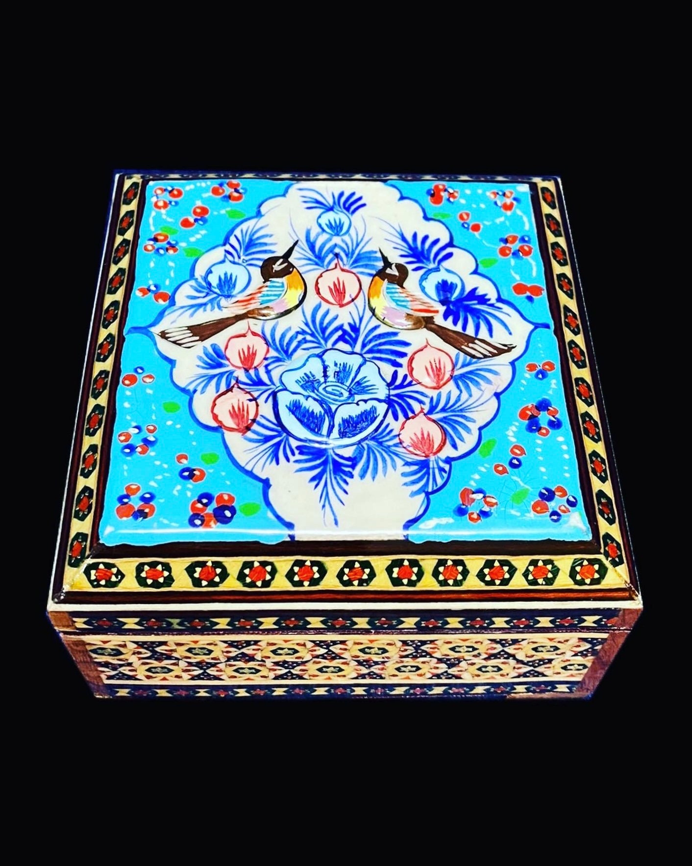 Handmade Inlaid Khatam Kari Boxes | Etsy