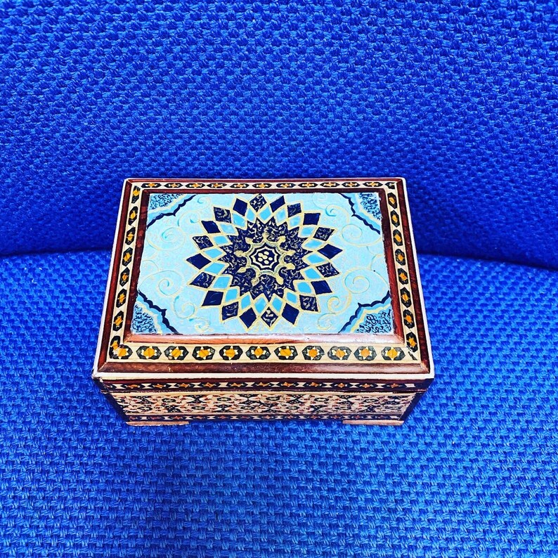 Handmade Inlaid Khatam Kari Boxes - Etsy