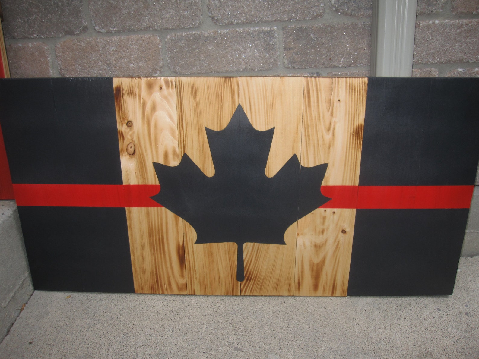 Rustic Wood Canadian Knotty Pine Flag - Etsy Canada