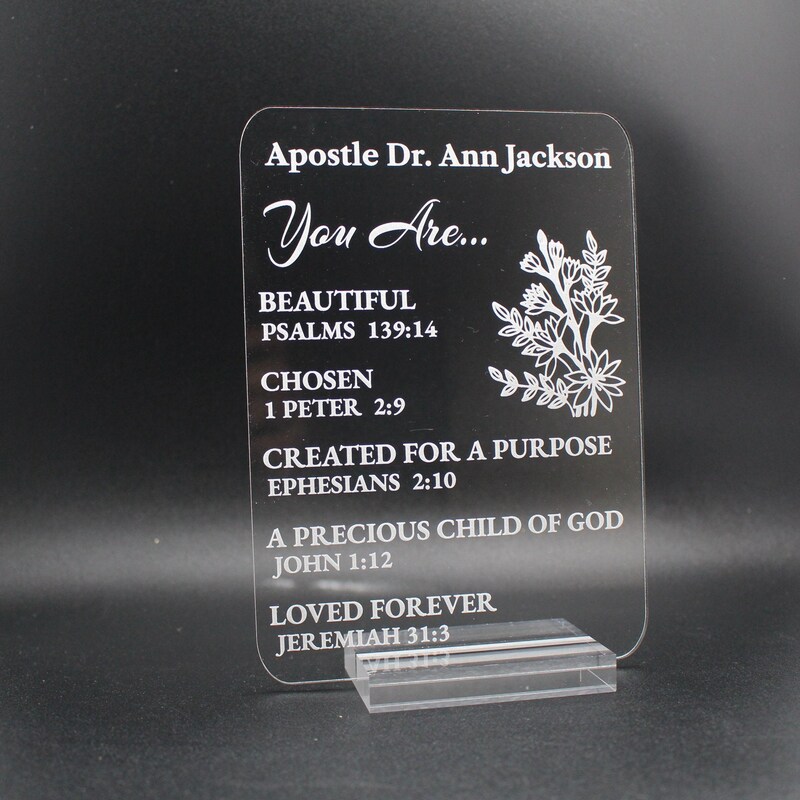 Bible Verse Plaque - Etsy