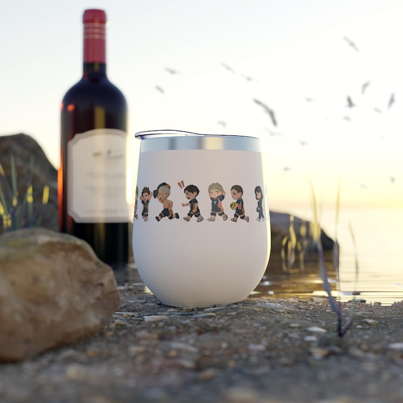 Commission / Custom / Haikyuu KARASUNO Chibi Copper Vacuum Insulated ...