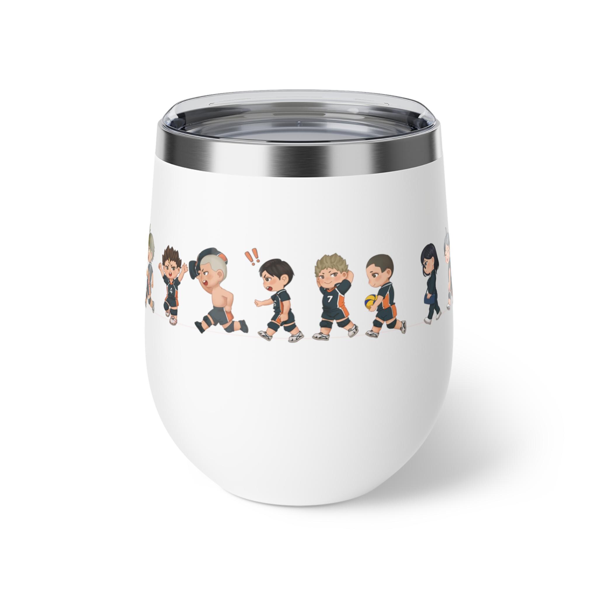 Commission / Custom / Haikyuu -KARASUNO- Chibi Copper Vacuum Insulated ...