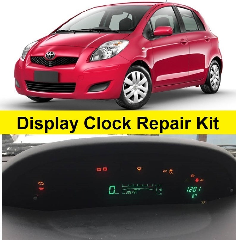 Fix Toyota Yaris Dashboard Clock Repair Kit 2005-2011 XP90 - Etsy