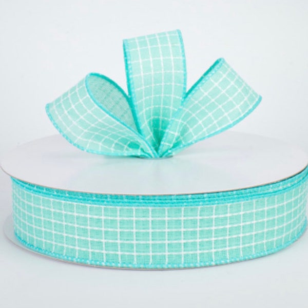 Aqua Ribbon - Etsy