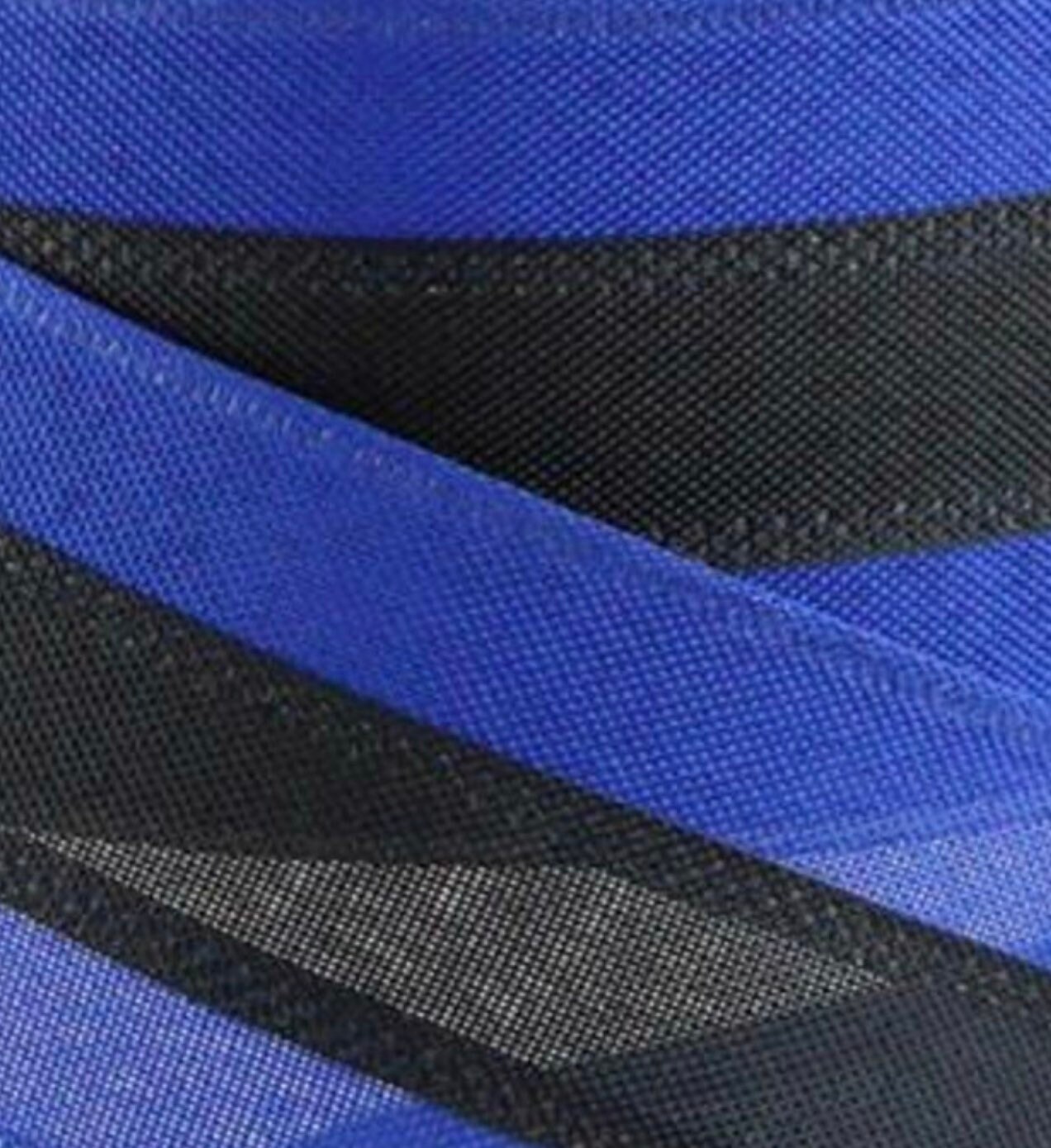 Ribbon Royal Blue and Black, Tri Color Ribbon, 1.5” X 5 Yards, Wired ...