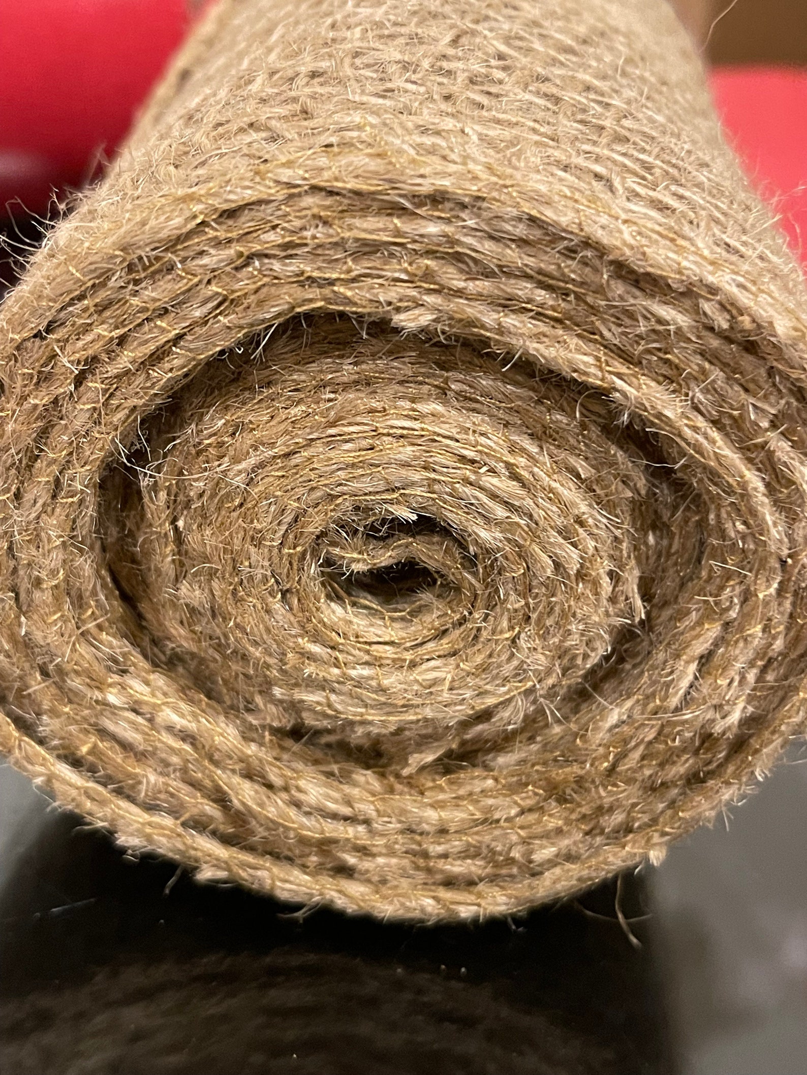 5.5 Burlap Natural Ribbon, Rustic Ribbon, Wreath Burlap, Craft Burlap ...