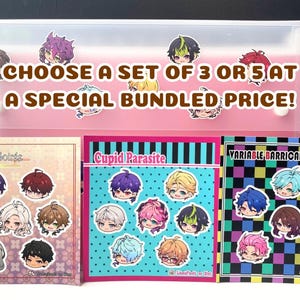 Otome Game Matte & Waterproof Vinyl Sticker Sheets - Etsy