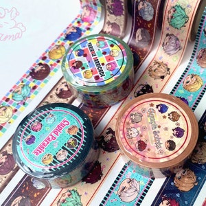 Otome Game Washi Tape Chibi Head Series - Etsy