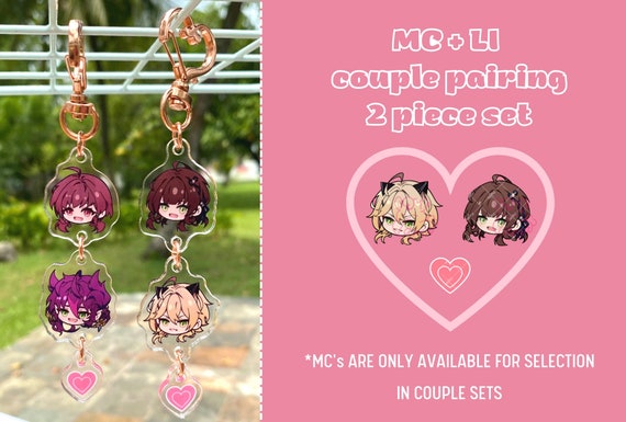 Otome Game Custom Made Acrylic Keychain Charms - Etsy