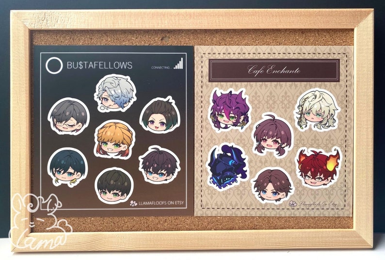 Otome Game Matte & Waterproof Vinyl Sticker Sheets - Etsy