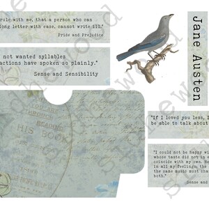 Jane Austen Quotes - Ephemera, Junk Journals, Printable Paper Crafts ...