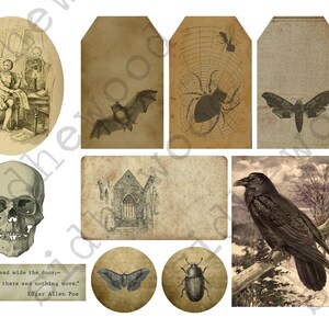 Gothic Horror - Junk Journals, Ephemera, Printable Paper Crafts ...