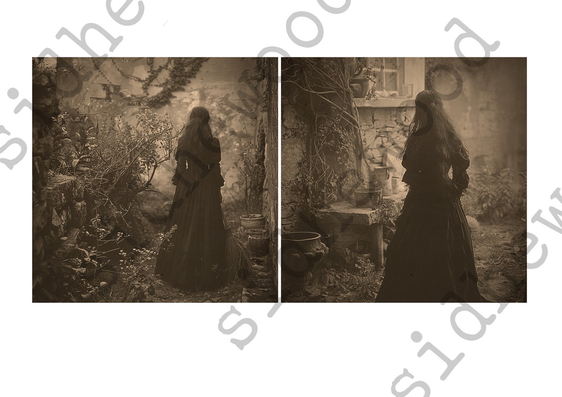 Witchy Woman- Journal Cards for Scrapbooking, Junk Journals, Snail Mail ...