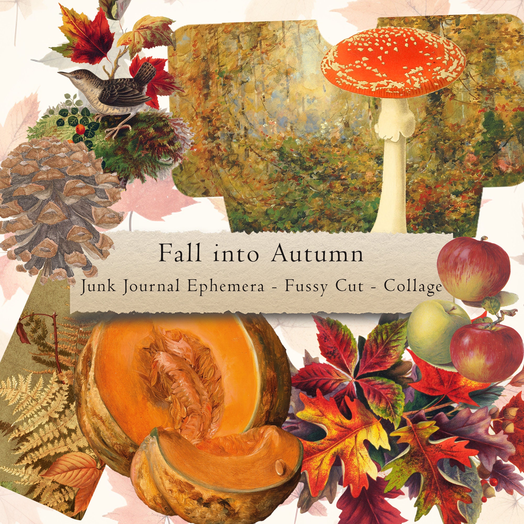 Autumn Aesthetic Vintage Images for Junk Journals, Paper Crafts ...