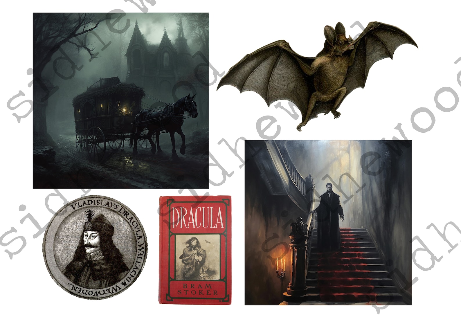 Dracula Quotes and Pictures - Ephemera, Junk Journals, Printable Paper ...