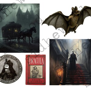 Dracula Quotes and Pictures - Ephemera, Junk Journals, Printable Paper ...