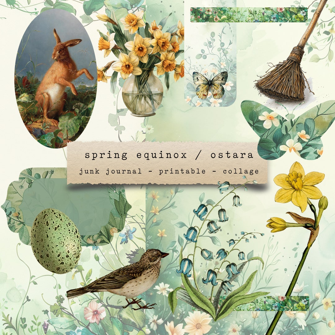 Spring Equinox / Ostara - Junk Journals, Printable, Ephemera ...