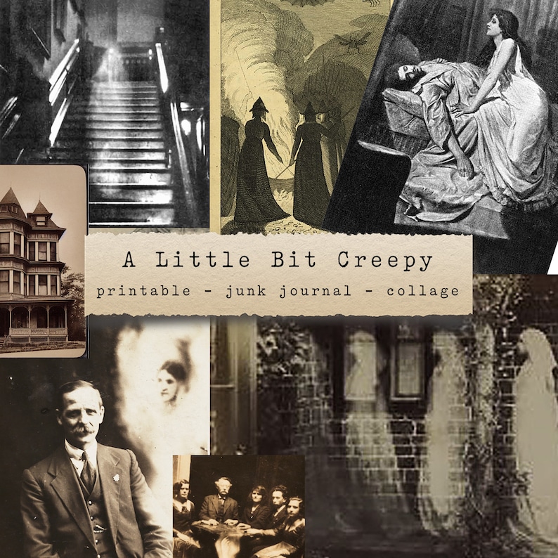 Creepy Images and Photos - Ephemera, Junk Journal, Printable, Scrapbook ...