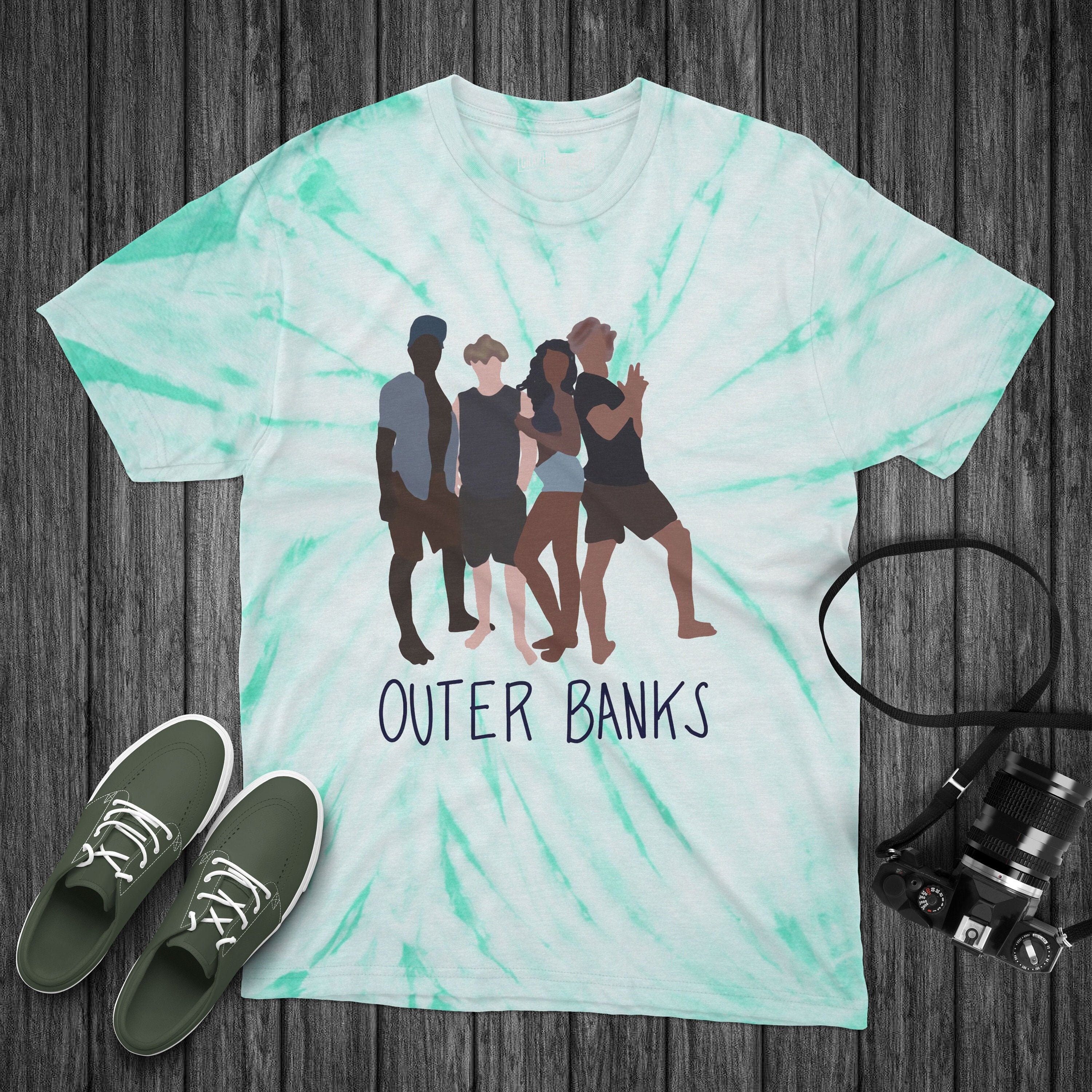 Outer Banks Shirt Outer Banks North Carolina Tie Dye T-shirt | Etsy
