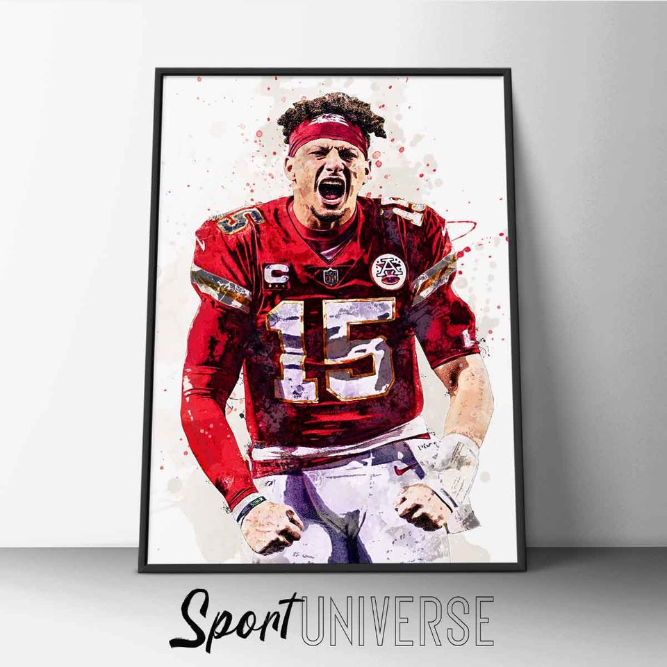 Patrick Mahomes poster Patrick Mahomes Premium Matte Vertical Posters ...