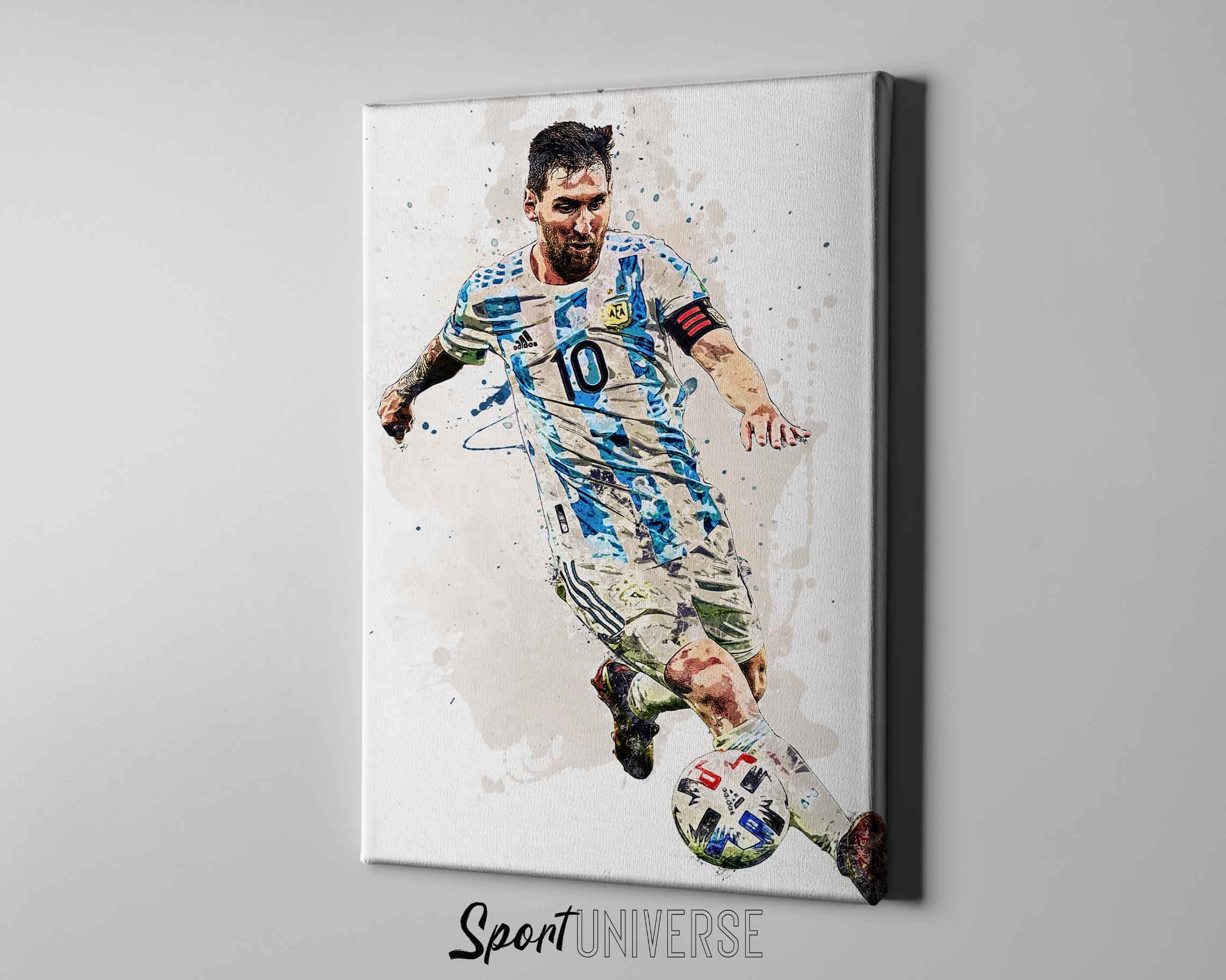 Lionel Messi Poster Messi Print Argentina Art Print Wall Art - Etsy