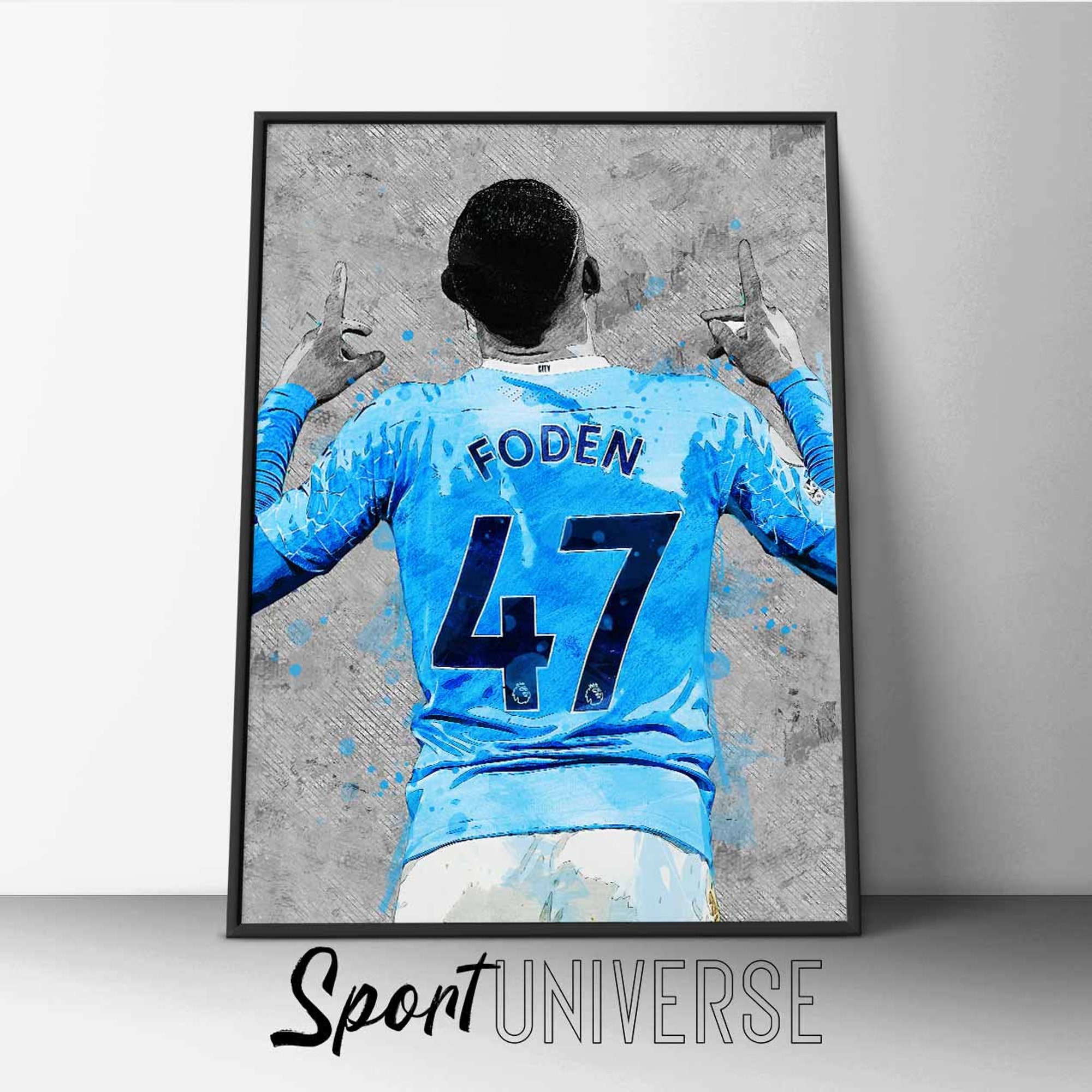 Phil Foden Poster Phil Foden Premium Matte Vertical Posters
