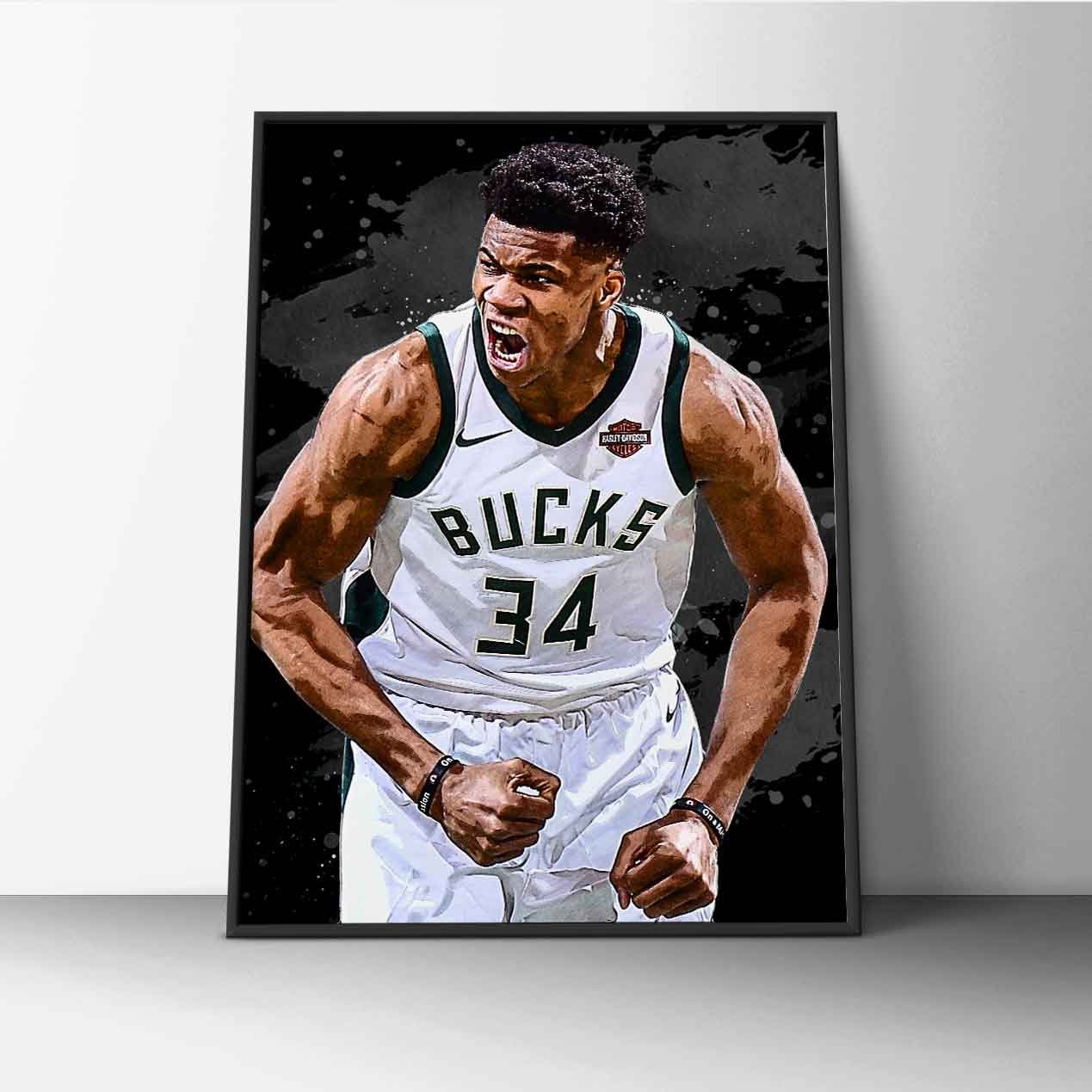 Giannis Antetokounmpo Poster Giannis Antetokounmpo Print - Etsy
