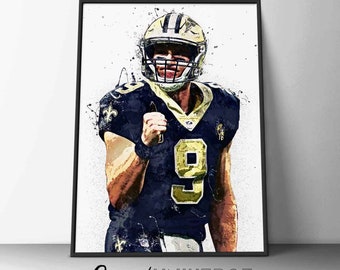 Drew Brees Art - Etsy