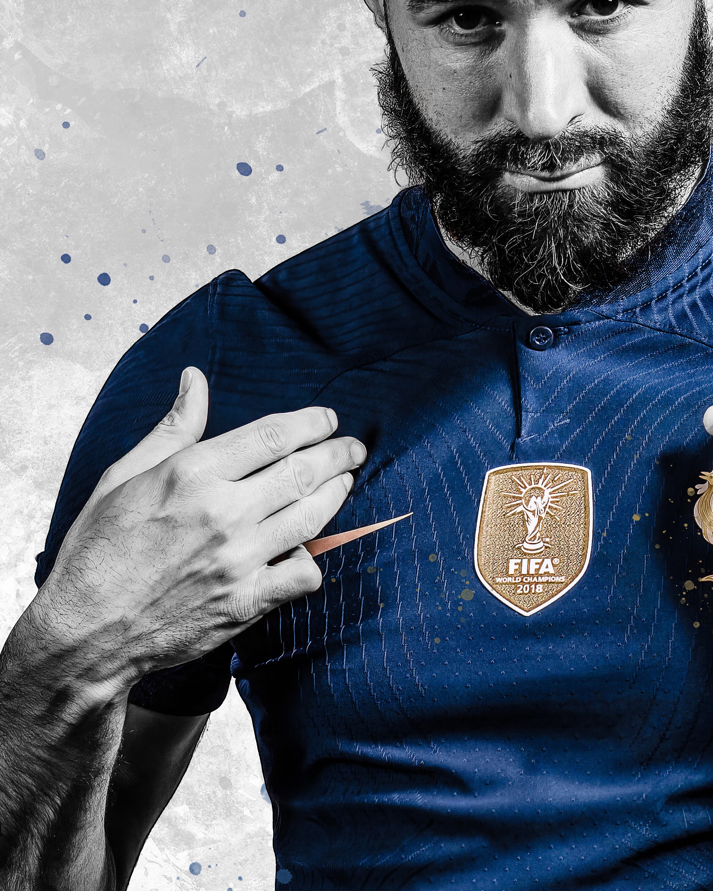Karim Benzema Poster Karim Benzema Print France Art Print Wall - Etsy