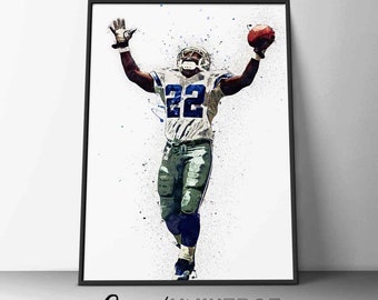 Emmitt Smith Poster - Etsy