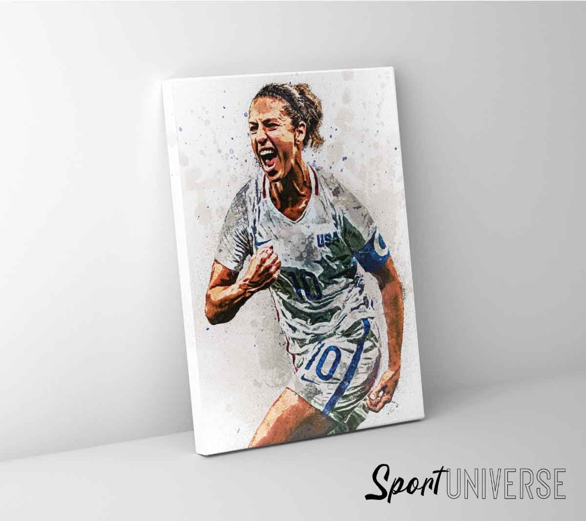 Carli Lloyd Poster Carli Lloyd Print Canvas Print USA Art - Etsy