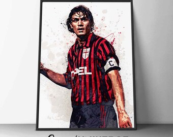 Paolo Maldini Poster - Etsy