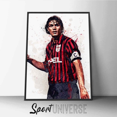 Paolo Maldini Art Print - Etsy