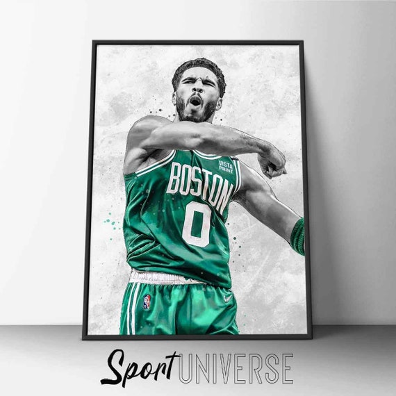 Jayson Tatum Poster Jayson Tatum Print Canvas Print Boston - Etsy