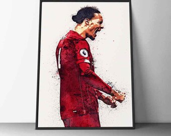 Virgil Van Dijk Poster - Etsy