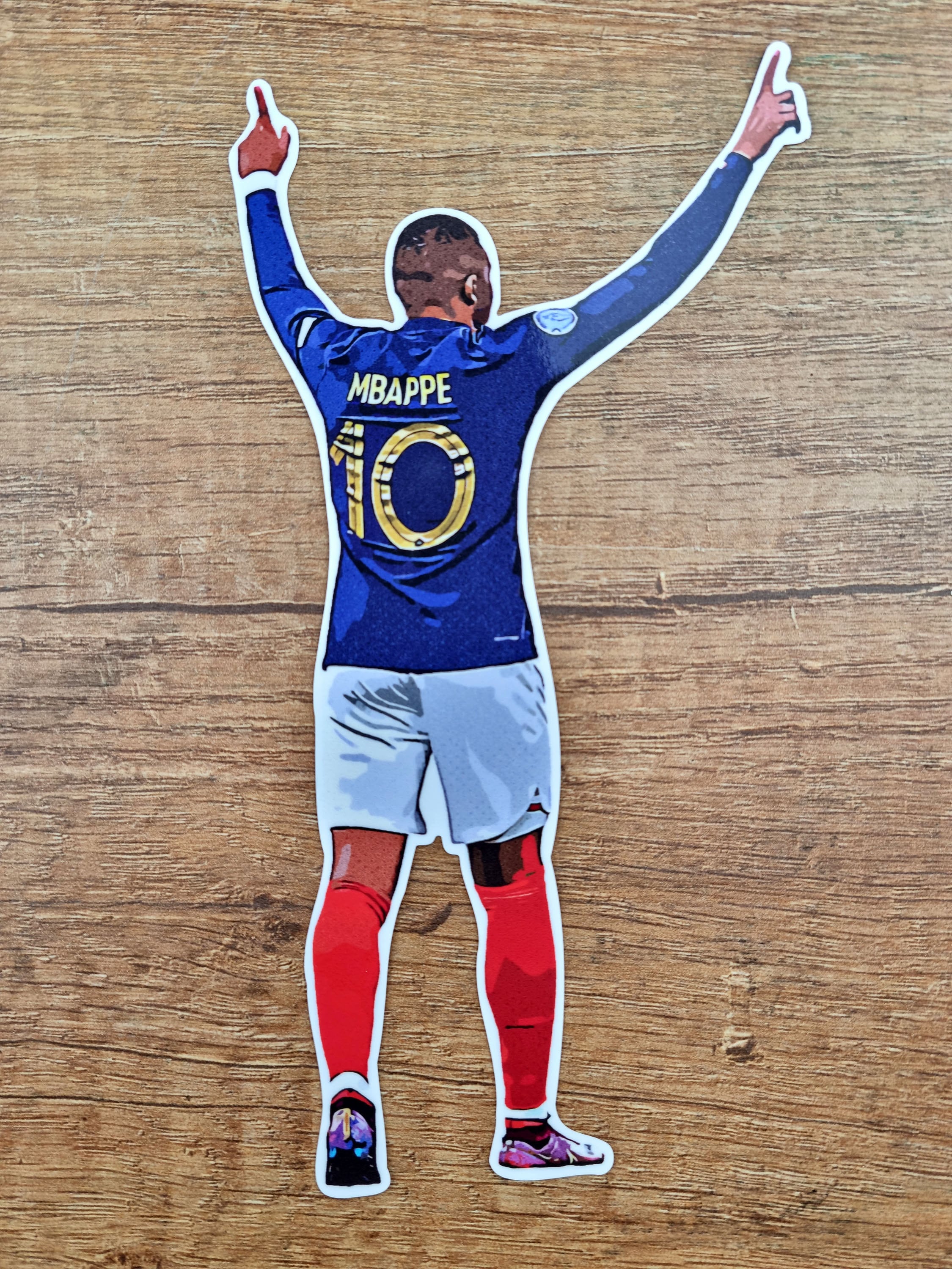 Mbappe Stickers Set Mbappe 5 Sticker Set Laminated Waterproof High ...