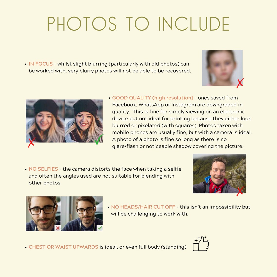 Custom Memorial Photo Portrait: Heartfelt Loved One Gift (digital Image ...