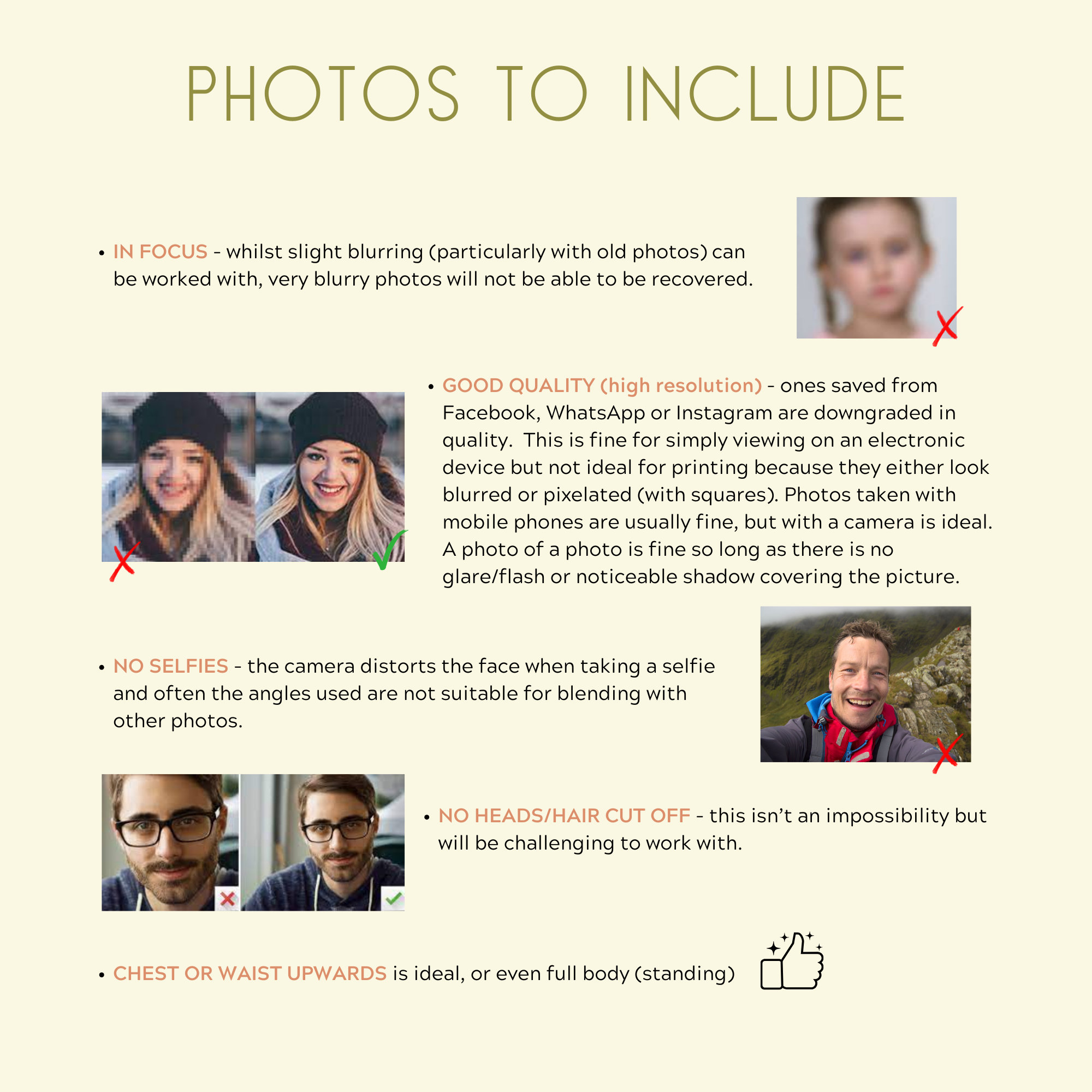 Custom Memorial Photo Portrait: Heartfelt Loved One Gift (digital Image ...