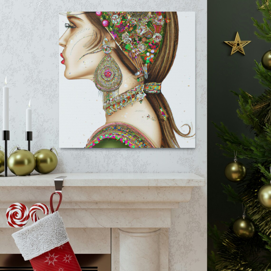 Rabail Qureshi Pakistani Canvas - Etsy