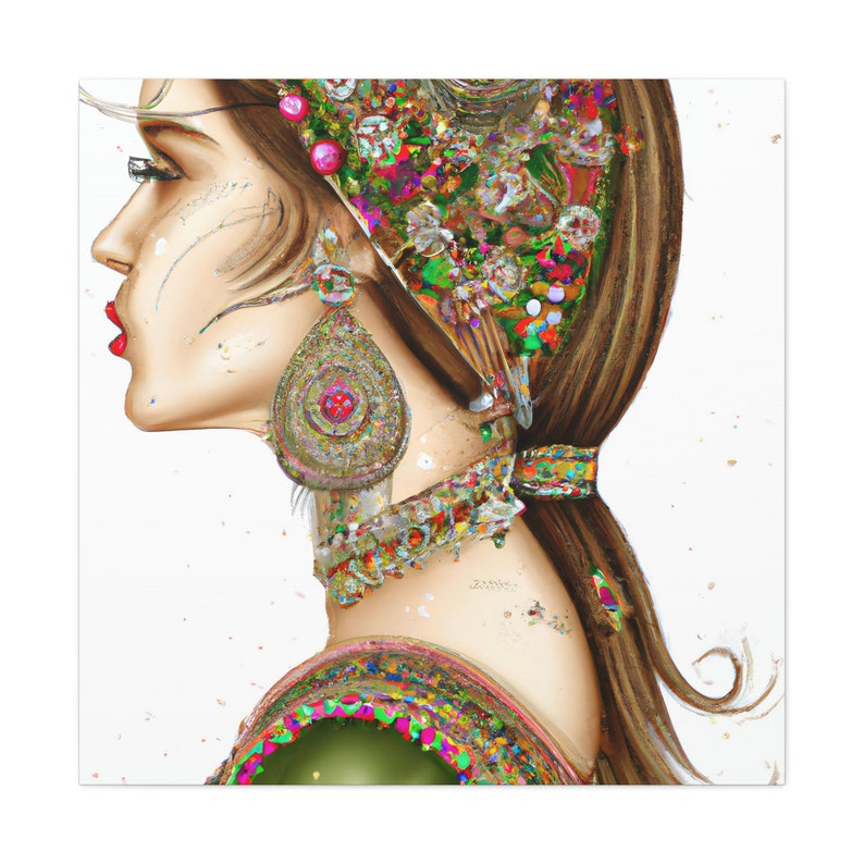 Rabail Qureshi Pakistani Canvas - Etsy